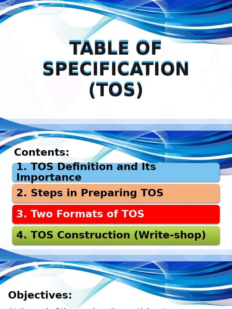 Table of Specification Ibrahim Ns 240222021314 5568e7f2 | PDF ...