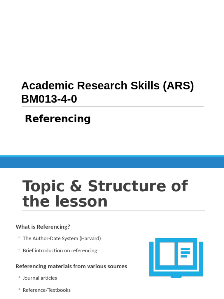 L4 - Referencing | PDF