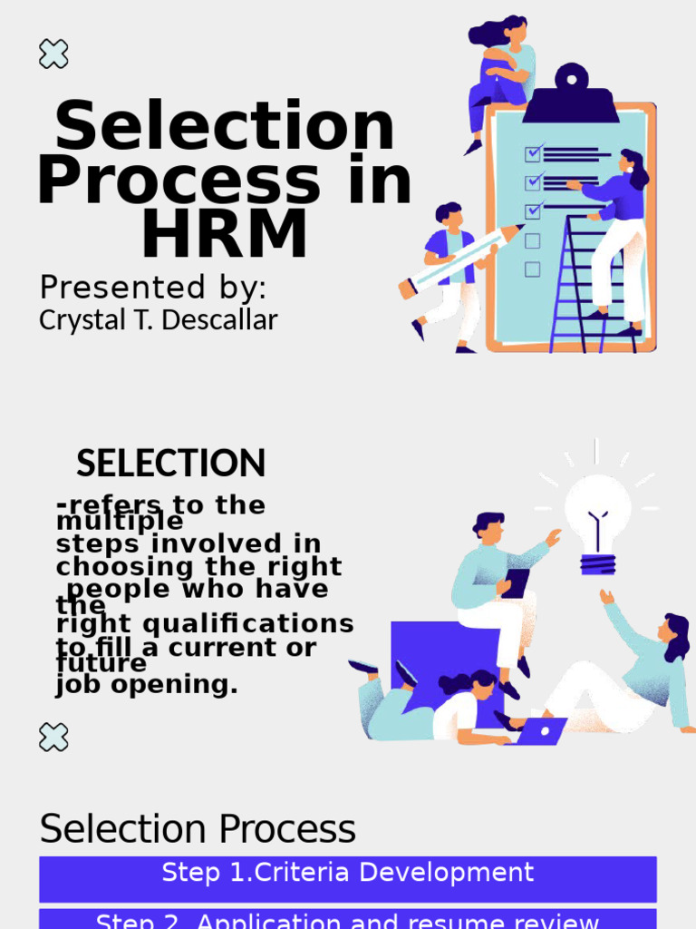 Selection HRM | PDF