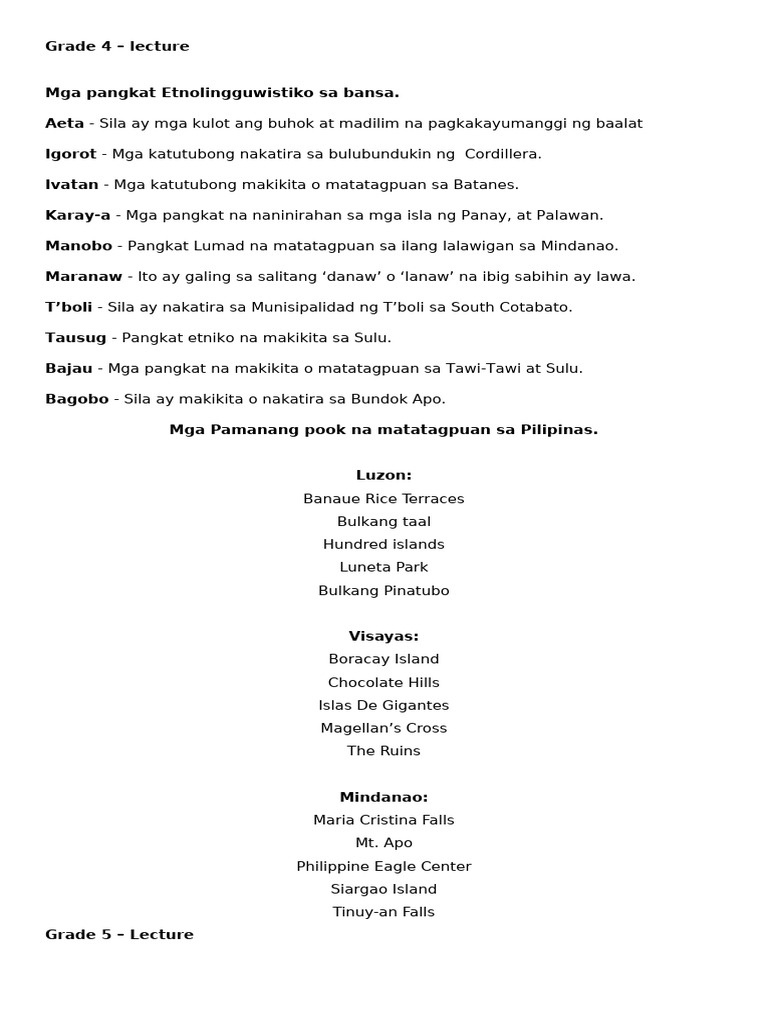 Lecture Ap 5 | PDF | Mindanao | Ethnic Groups