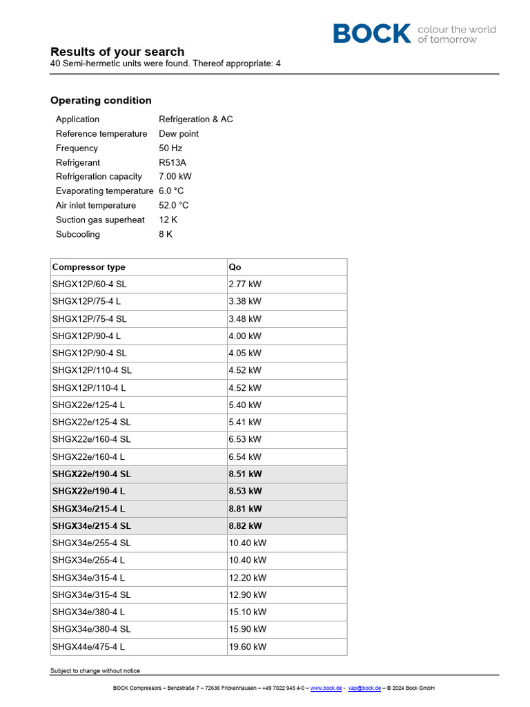 Compressor Selection | PDF