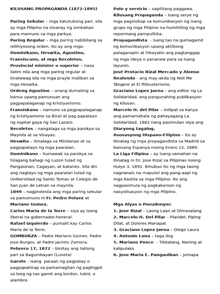Kilusang Propaganda | PDF | Philippines | Spanish East Indies