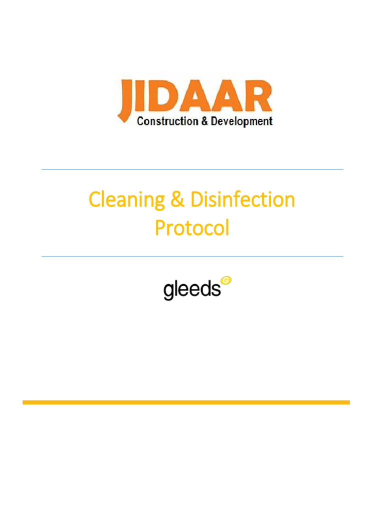 Cleaning & Disinfection Protocol | PDF