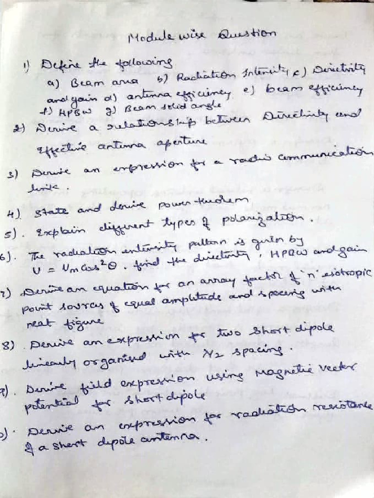 Act Question Bank | PDF