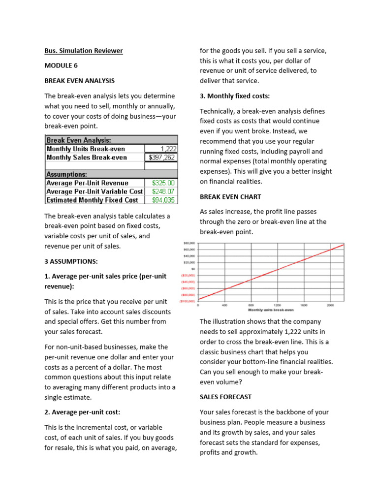 Bus Simulation M6-7 Reviewer | PDF