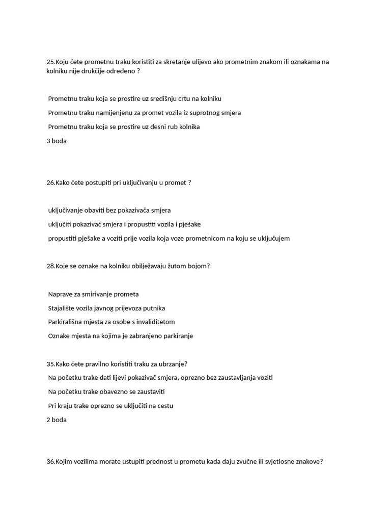 provjeri svoje znanje_propisi2 | PDF