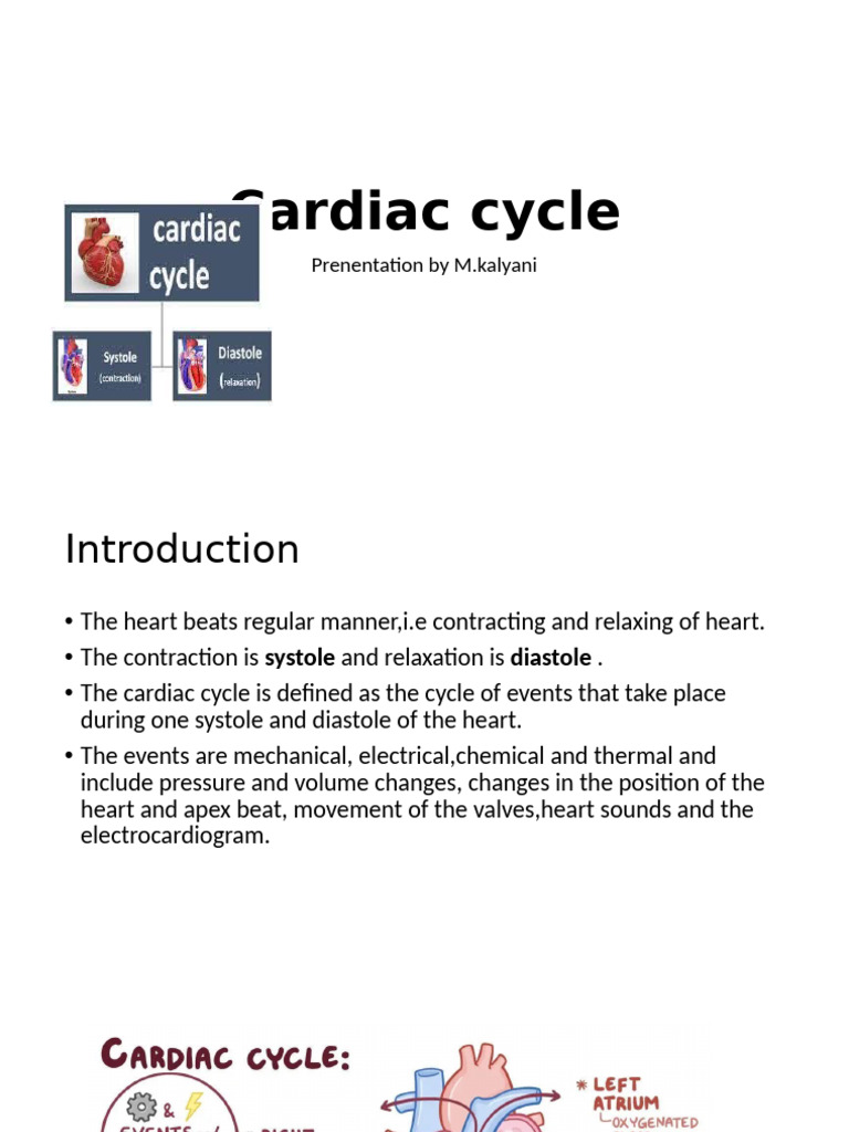 Cardiac - Cycle Physiology | PDF