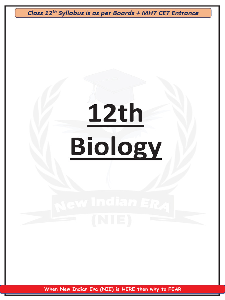 Biology Book by NIE | PDF