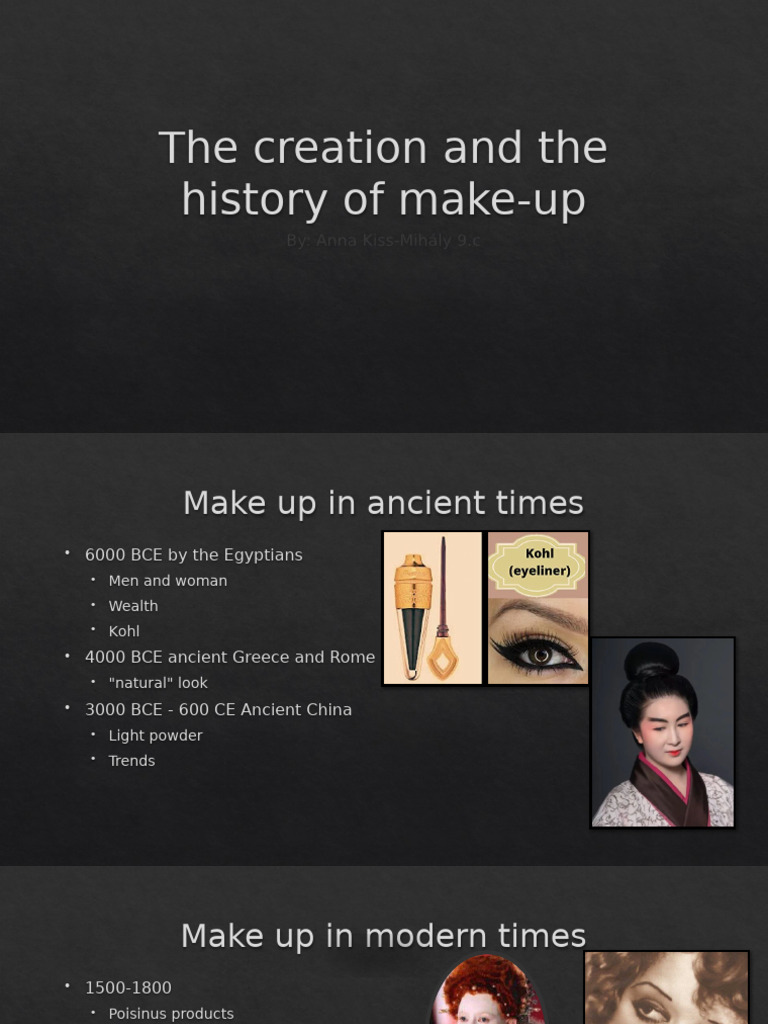 The Creation of Make-Up | PDF