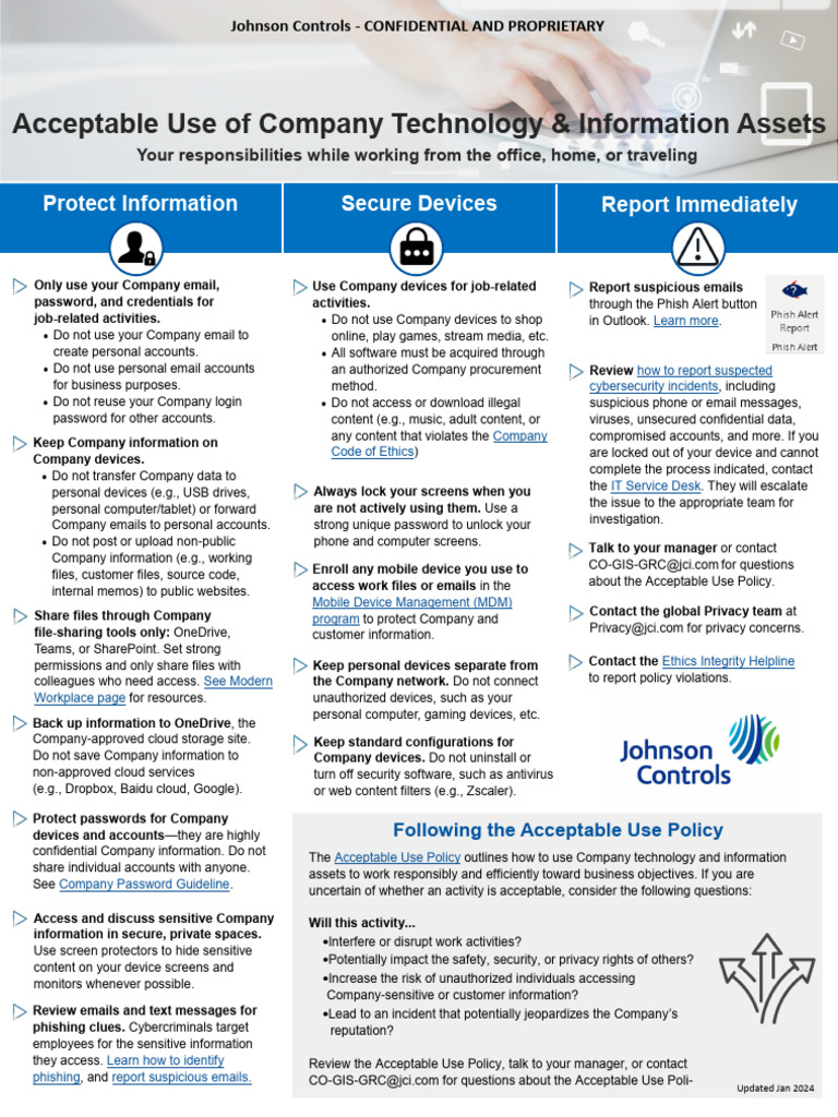 Acceptable Use Guide | PDF