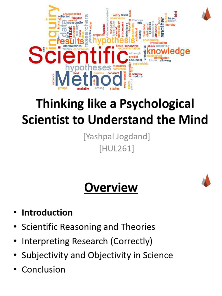 Thinking Like A Psychological Scientist | PDF