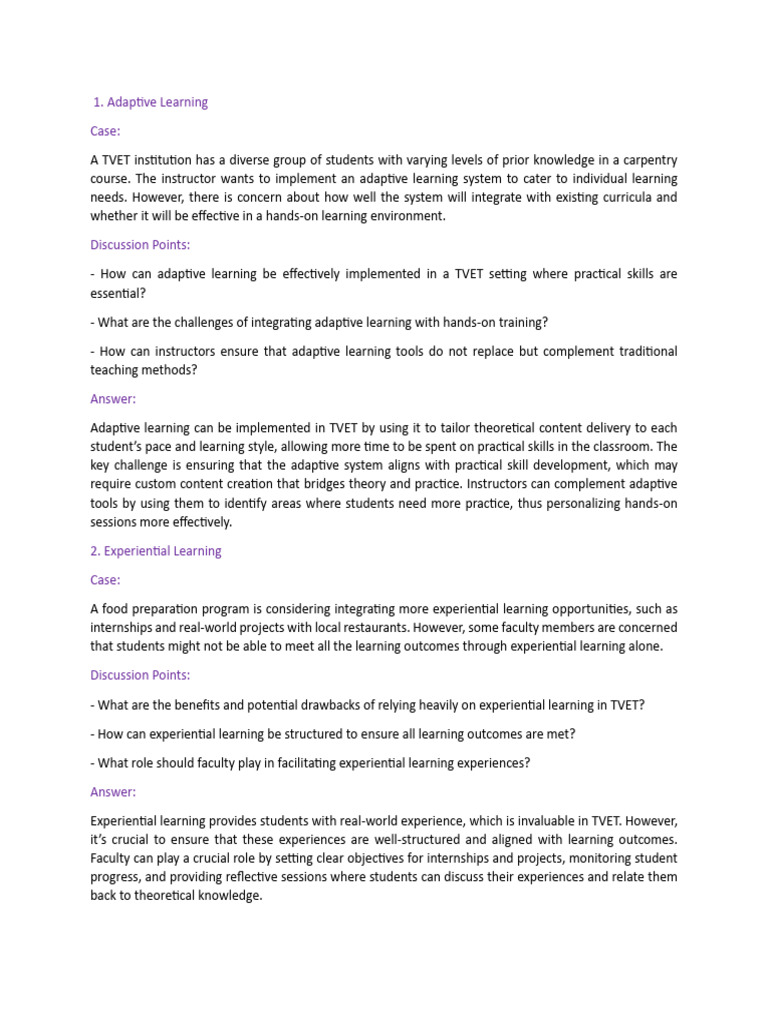 Facilitators Guide for Innovative Pedagogy Activities | PDF