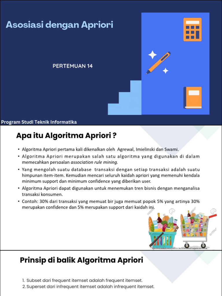 Data Mining Pertemuan 14 (Apriori) 14 | PDF