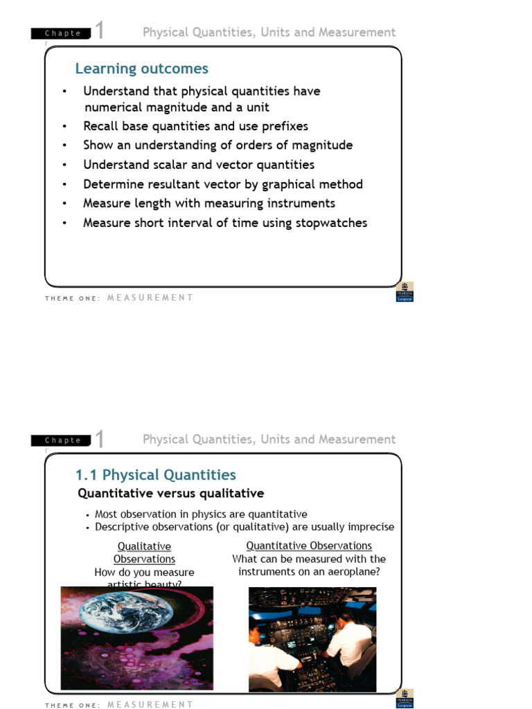Measurement and Units- Intro | PDF