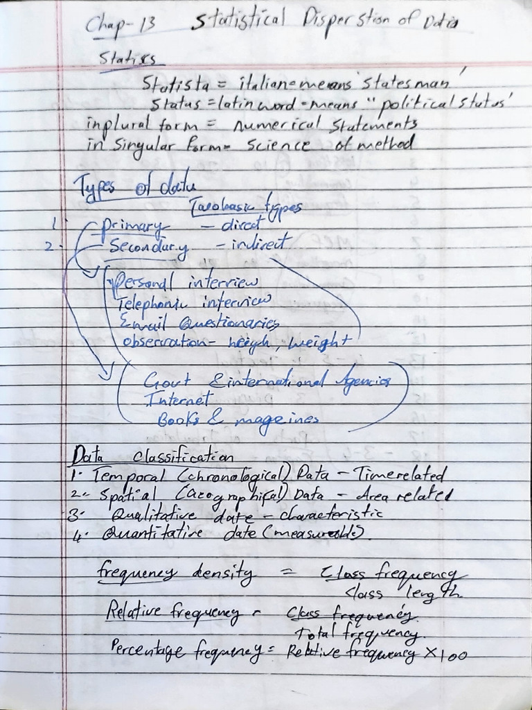 Statistical Dispersion of Data | PDF