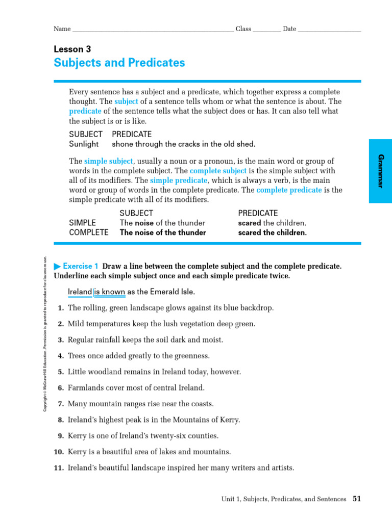 Grammar and Language Workbook Final | PDF