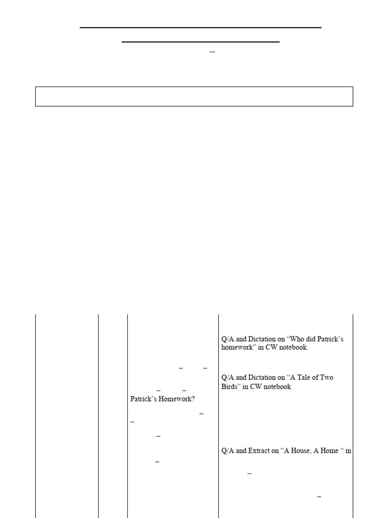 Curriculum Grade VI - 2024 - 251726288168730 | PDF