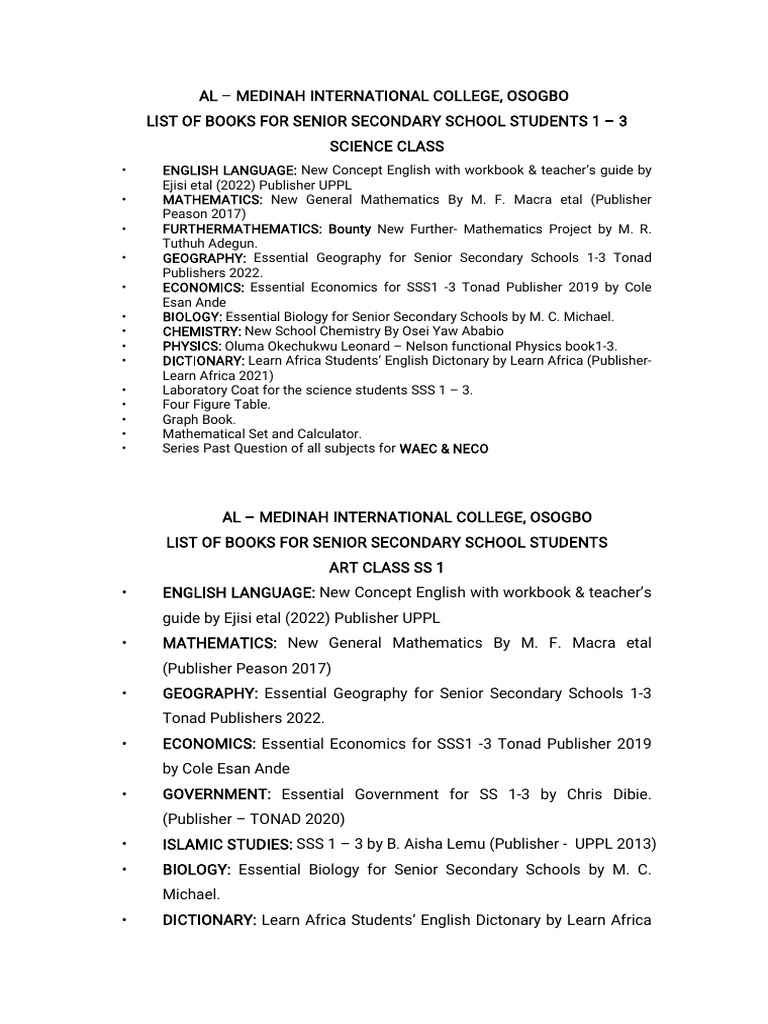 Essential Economics Textbook for SSS | PDF