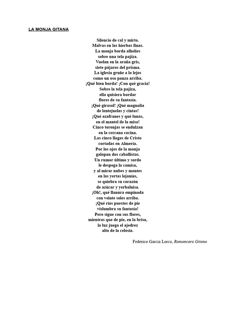 La Monja Gitana | PDF