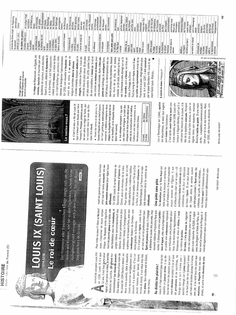 Rois - Saint Louis | PDF