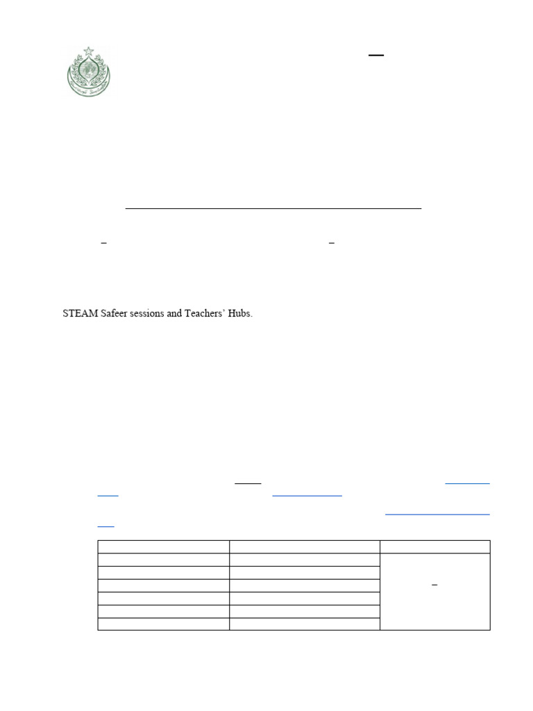 Letter To DSE and DEOs Regarding School Orientations For STEAM | PDF ...