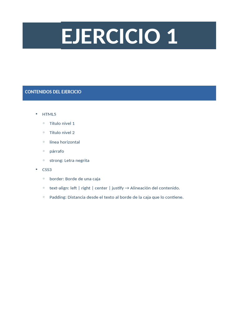 Ejercicio 1 | PDF