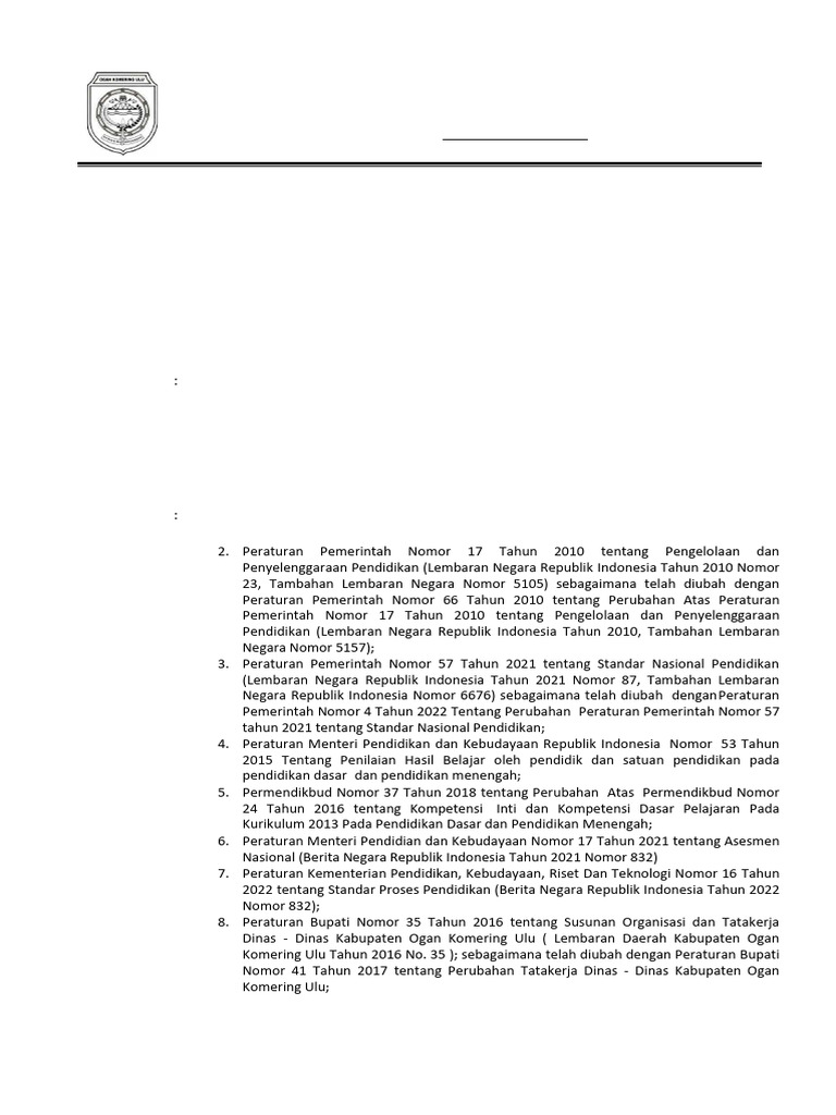 SK Pengawas Anbk SD 2024 Gugus B | PDF