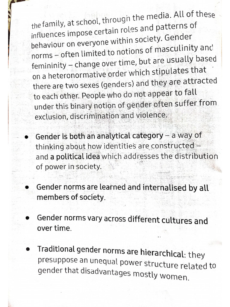 Gender An Analysis | PDF