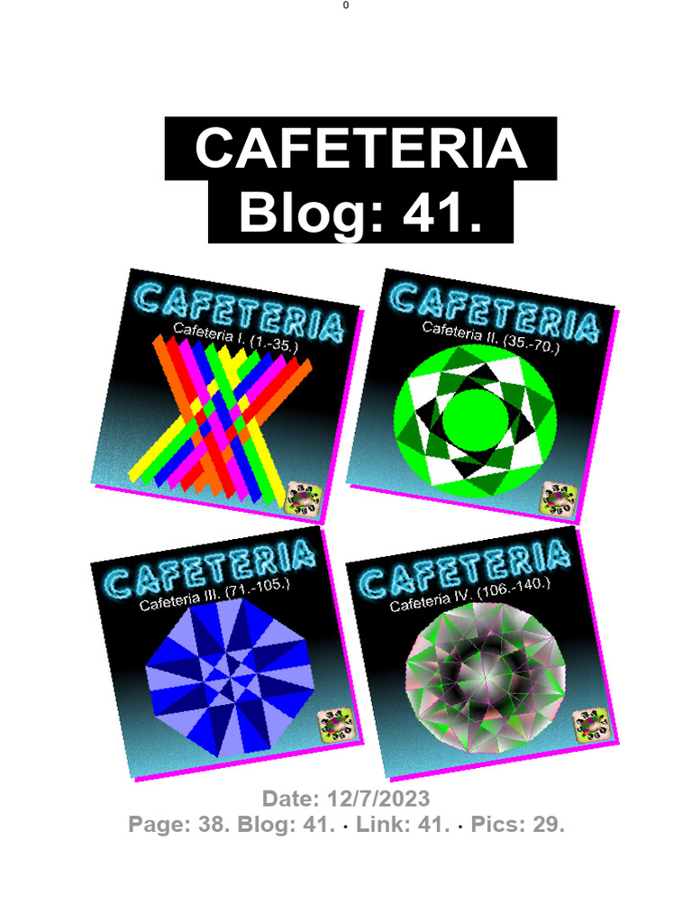 Cafeteria Blog | PDF