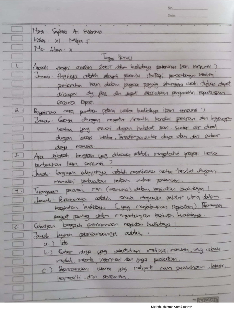 31 - Septiko Ari Wibowo Xi A5 | PDF