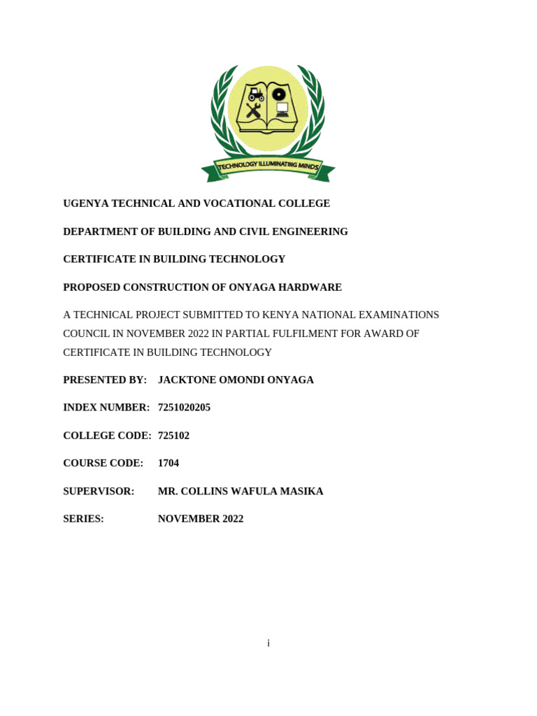 Buildung Construction FINAL Project | PDF