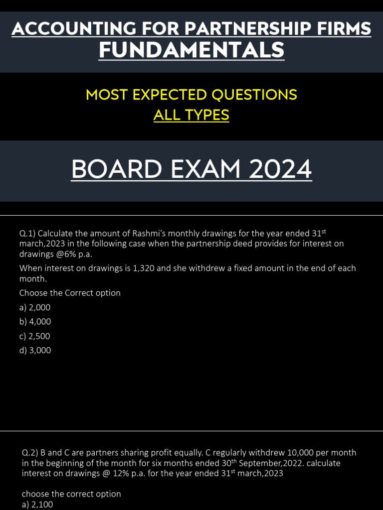 Fundamentals 10 Most Imp Questions SPCC | PDF