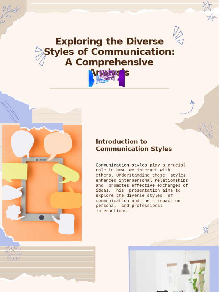 Styles of Communication | PDF