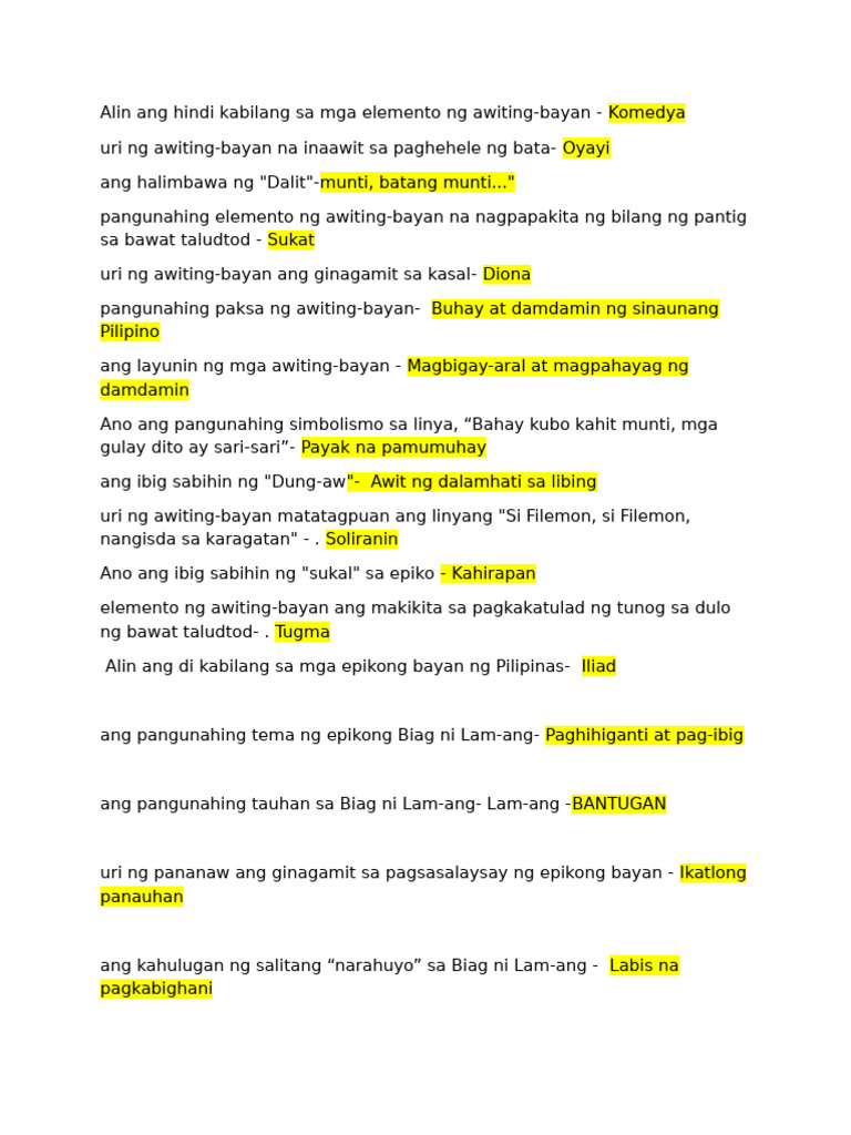 Grade 7 Filipino (Ka | PDF