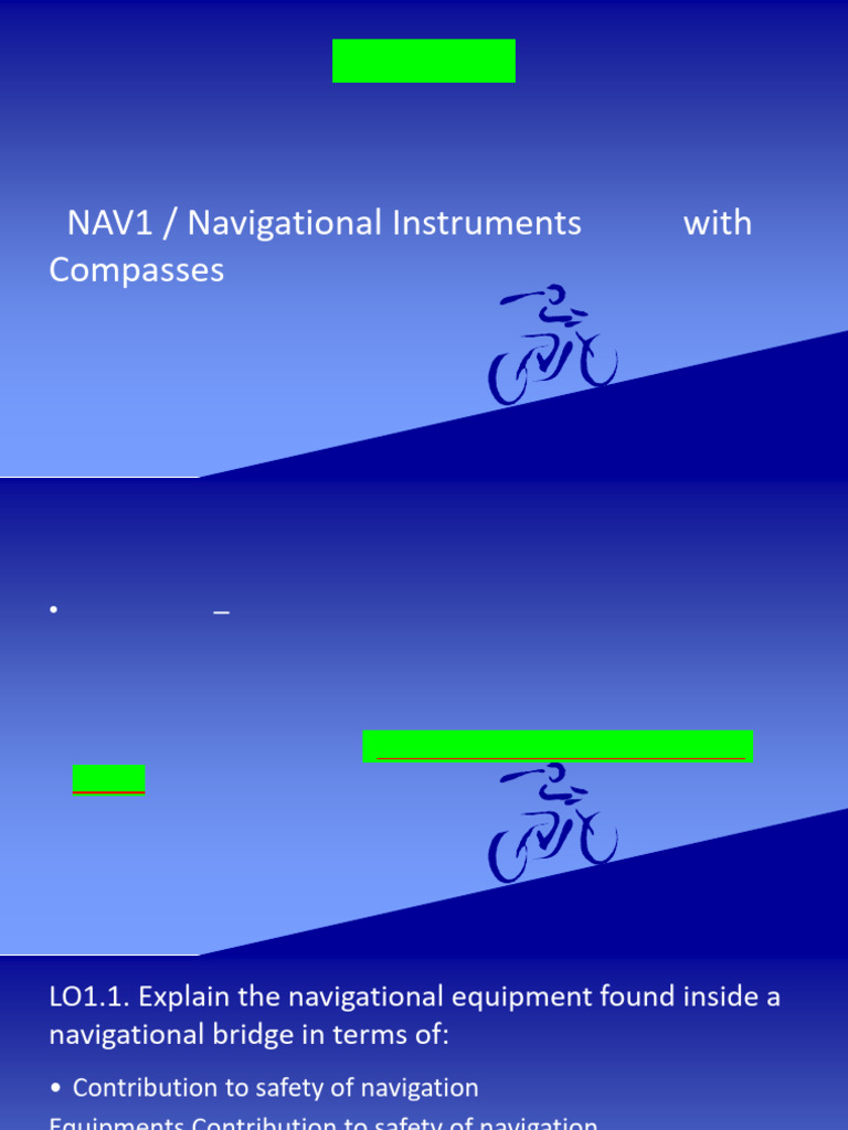 Electronic Navigation Equipment and Their Functions | PDF | Compass | Radar
