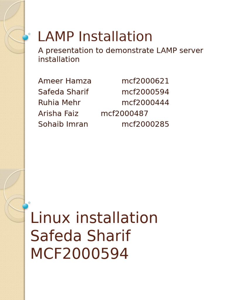 Linux Presentation | PDF
