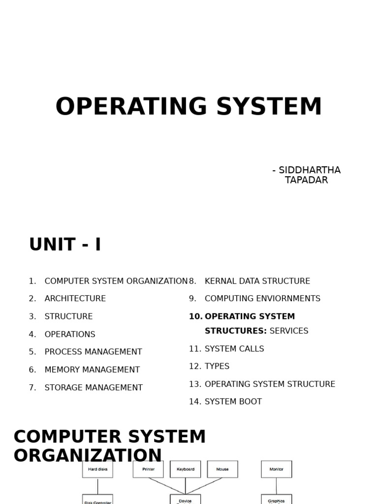 Operating System | PDF