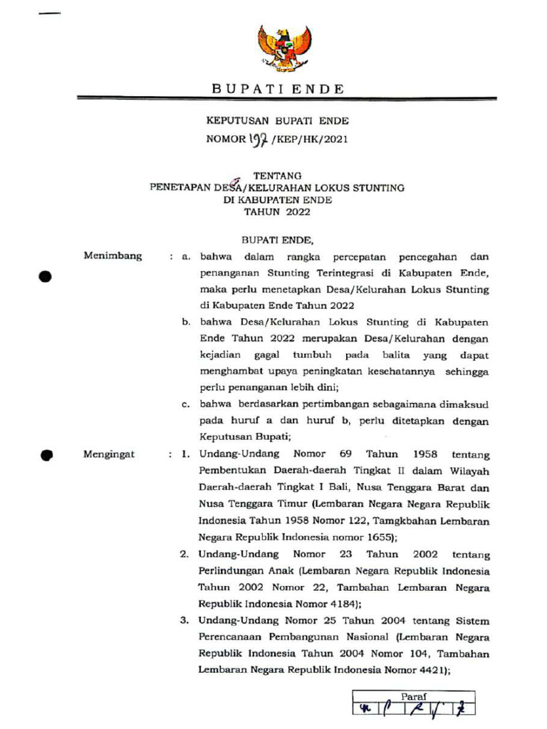 SK Lokus Stunting 2022 | PDF