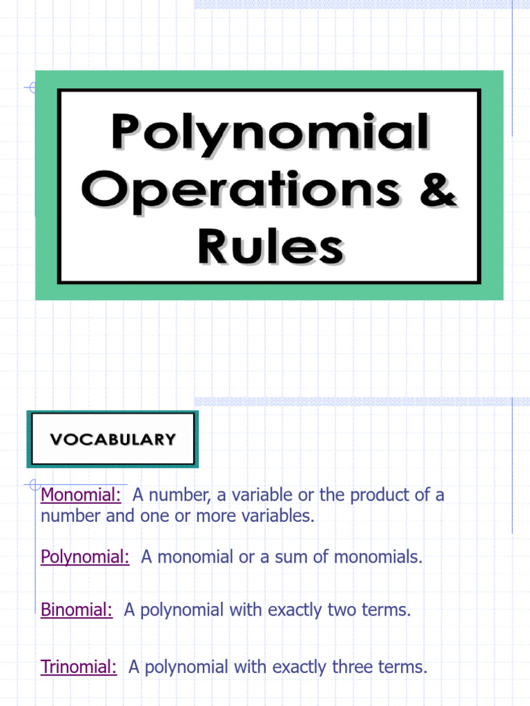 Introduction-to-Polynomials | PDF Introduction-to-Polynomials | PDF