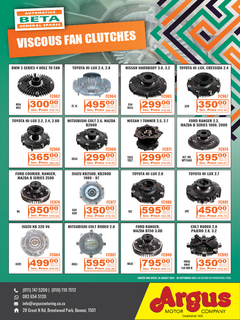 Viscous Clutch Fans | PDF