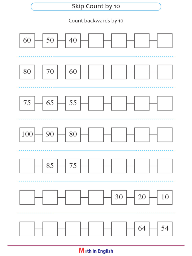 Counting Primary Pdf