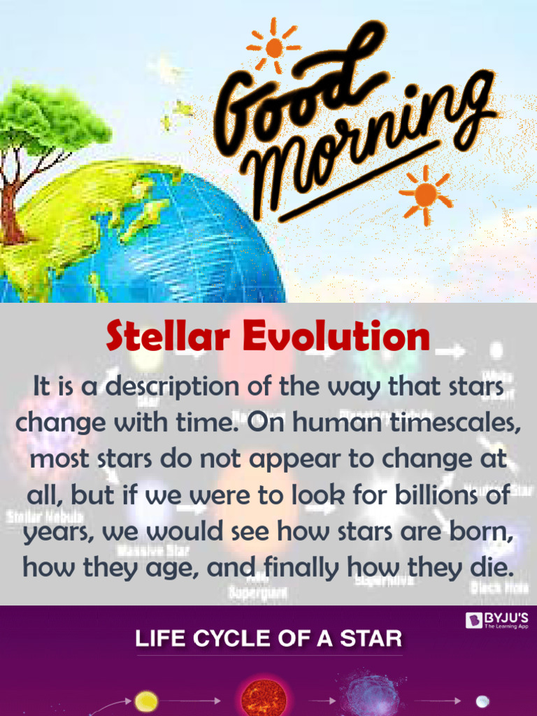Physical Science SHS Lesson 1.1 Stellar Evolution | PDF