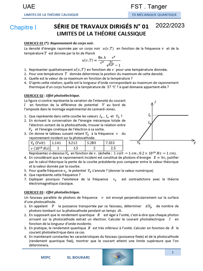 TD MQ NÂ° 01 2223 | PDF