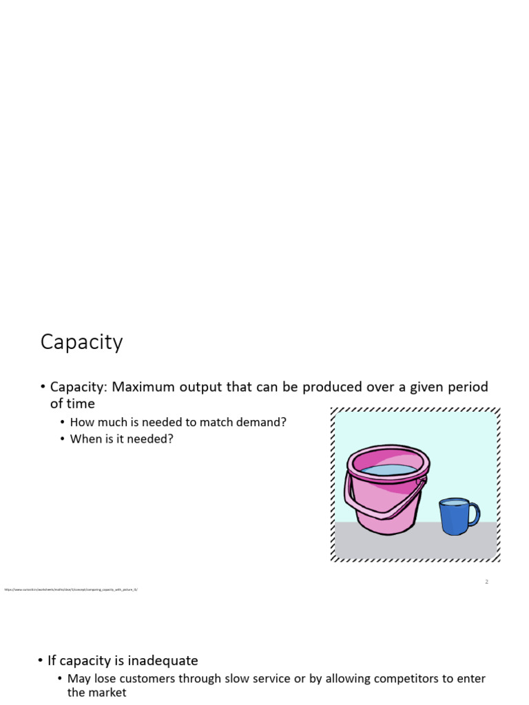 Lecture 03 Capacity Planning | PDF