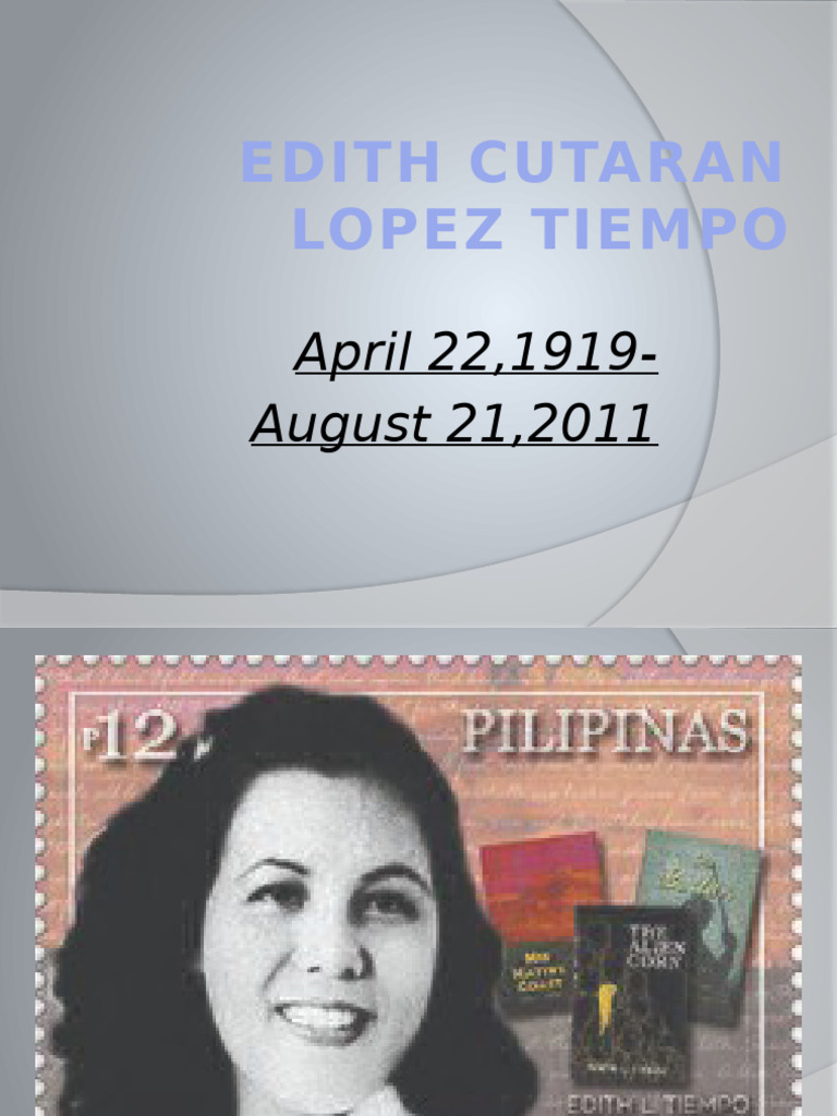 Edith Cutaran Lopez Tiempo | PDF