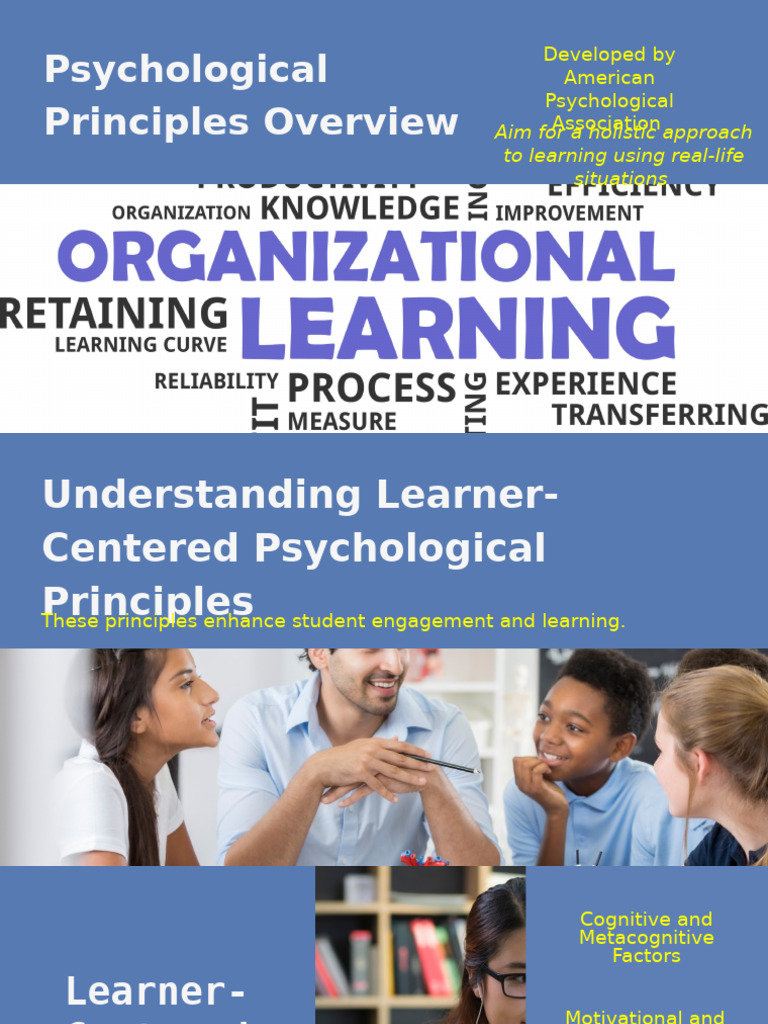 Week 2 14 Psychological Principles | PDF | Learning | Motivational