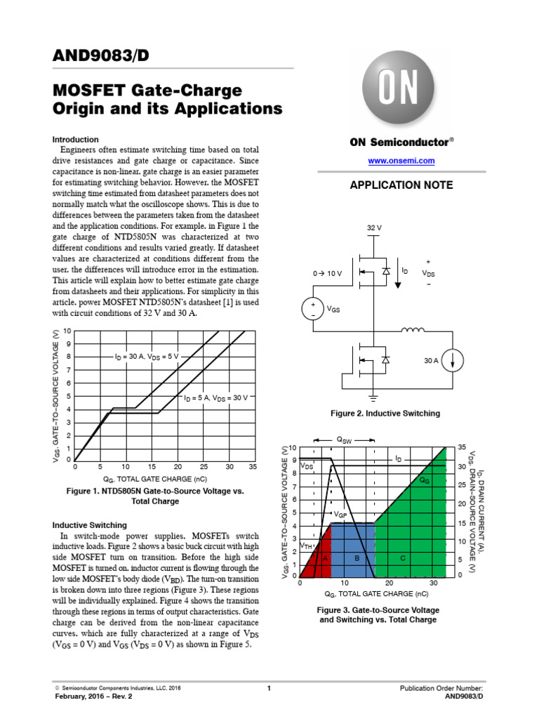 MOSFET Gate-Charge Origin and Its Applications | PDF | Field Effect Transistor | Mosfet