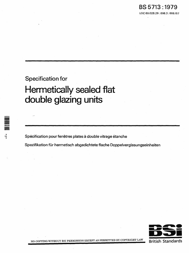 BS 5713-1979 | PDF