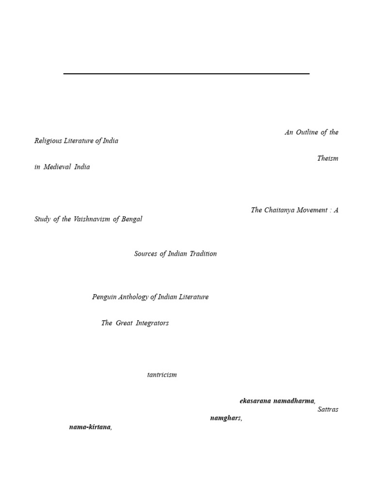 Sankaradeva Founder of Assamese Vaisnavism | PDF