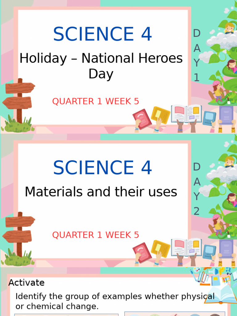 Science4 Q1 W5 | PDF